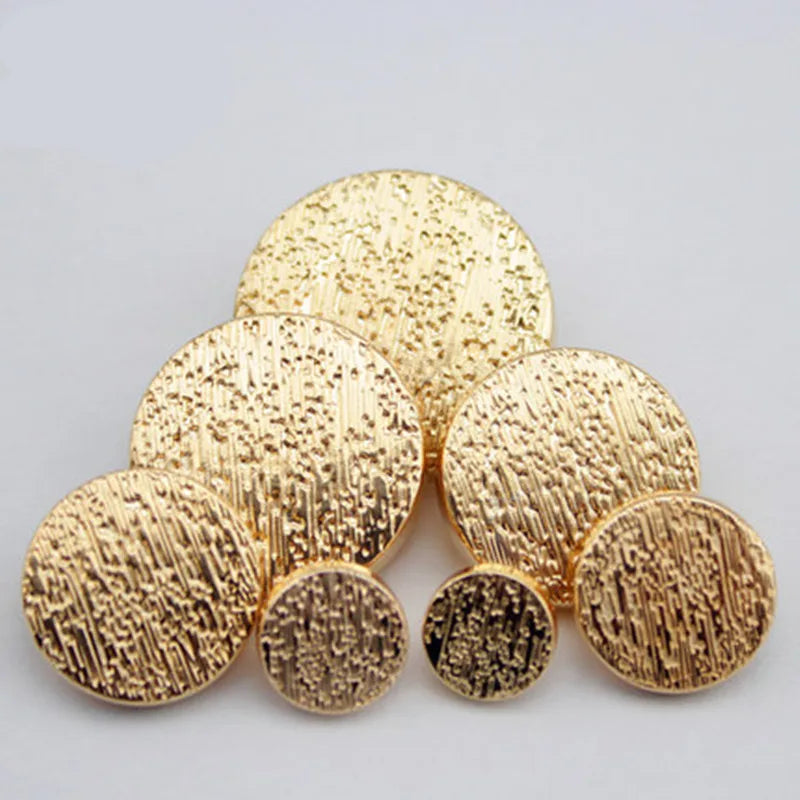 10 PC / Angela Metal Buttons – Classic Modern Fabrics