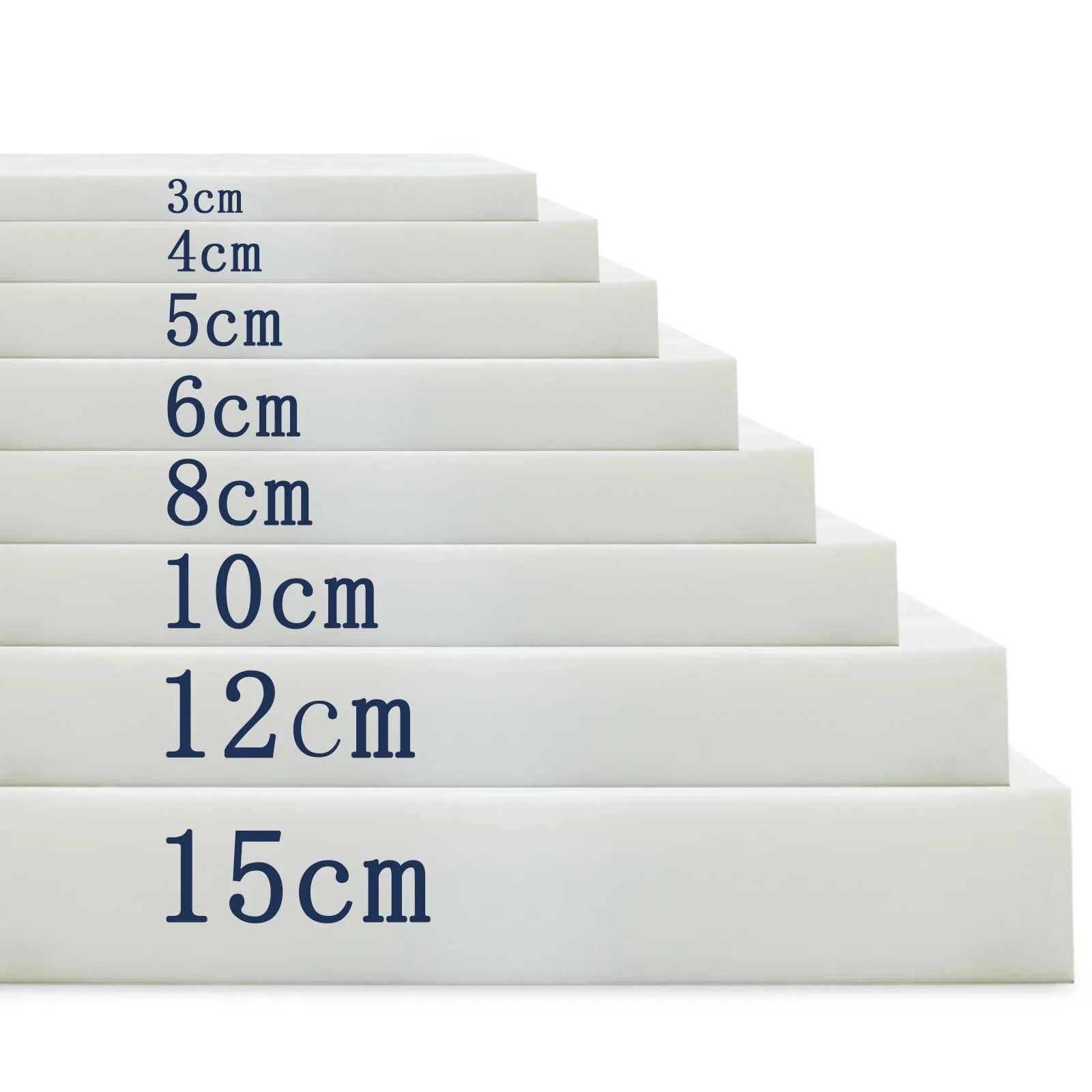 High Density Thick Multi-Purpose Cushion Sponge Foam – Classic Modern ...