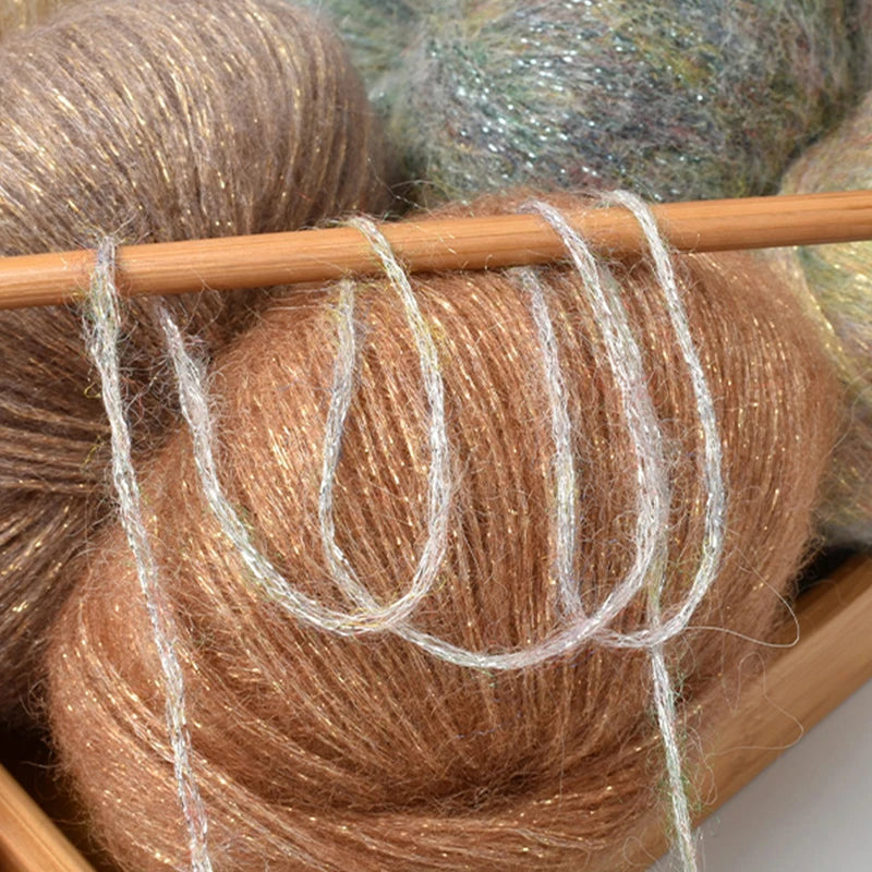 25g Golden Sequin Crochet Yarn – Classic Modern Fabrics